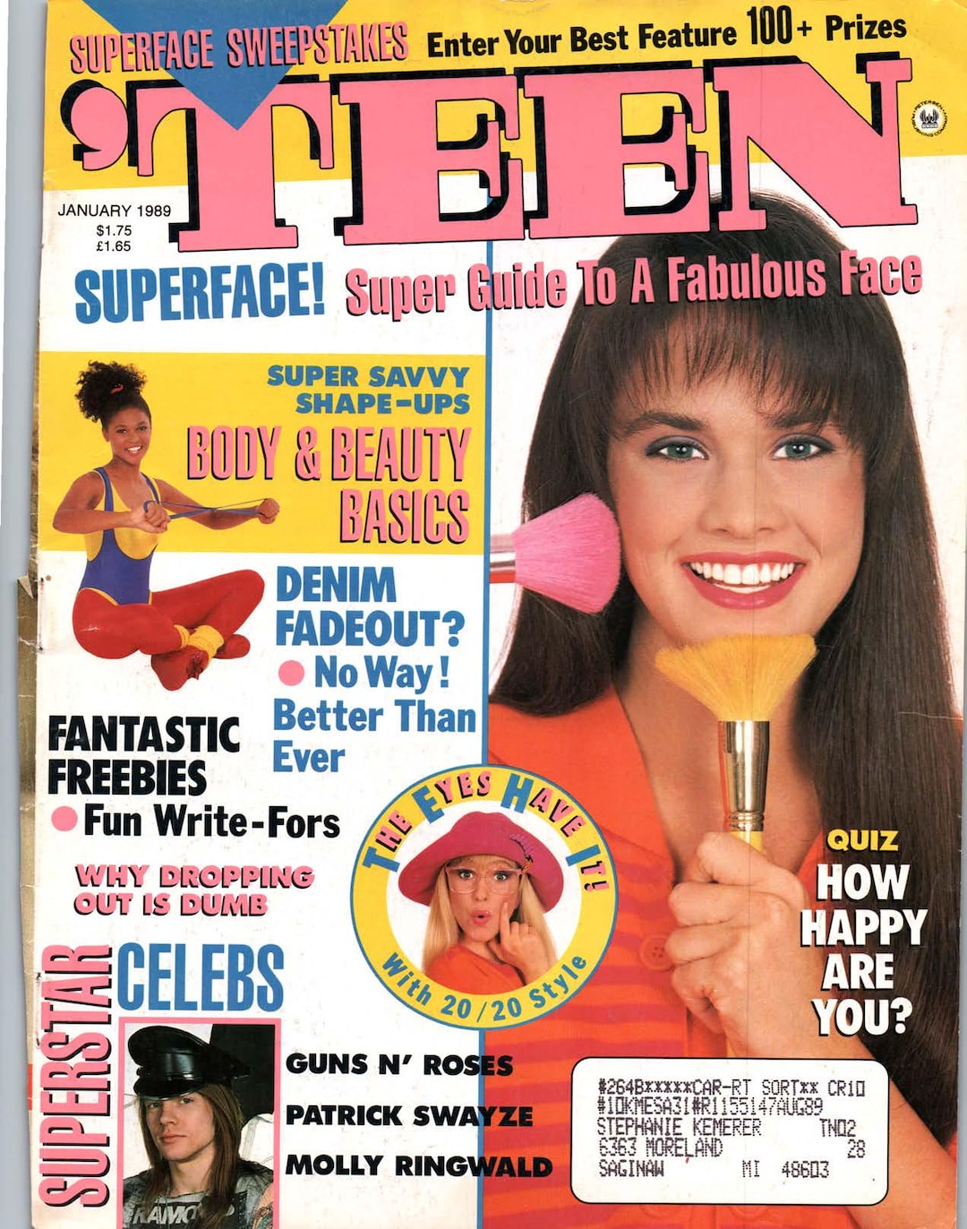 Teen Magazine - January 1989 -- FULL Vintage Magazine PDF - Digital ...