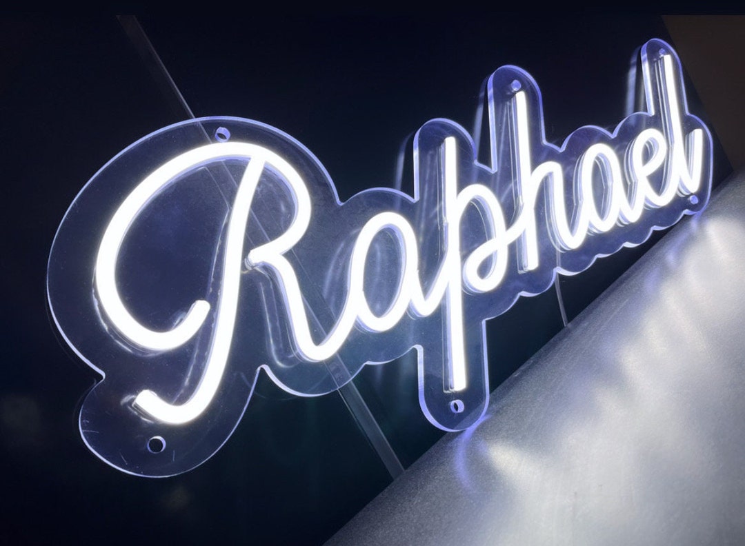 Personalised Name Neon Sign, Personalised Neon Light, Personalised Name ...