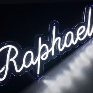 Personalised Name Neon Sign, Personalised Neon Light, Personalised Name ...