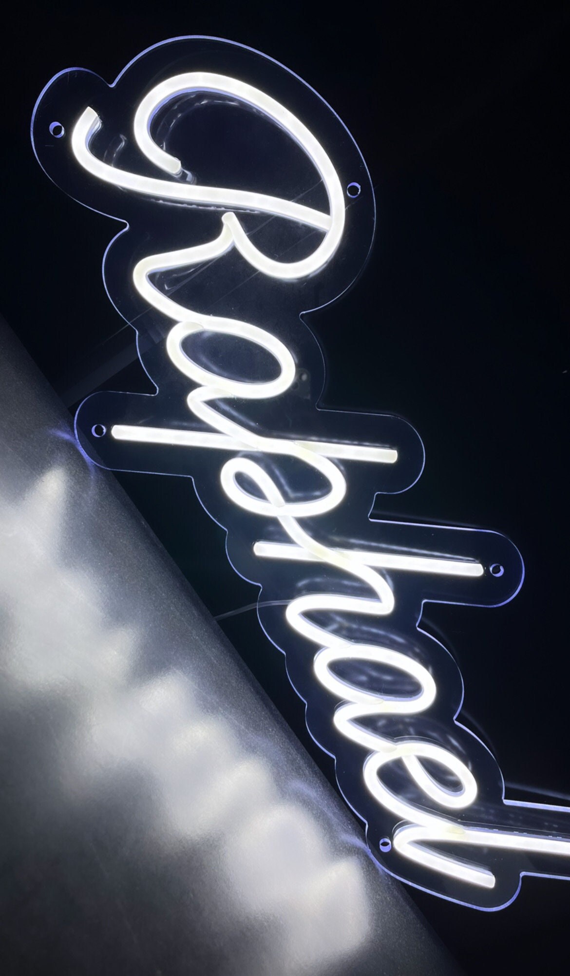 Personalised Name Neon Sign, Personalised Neon Light, Personalised Name ...