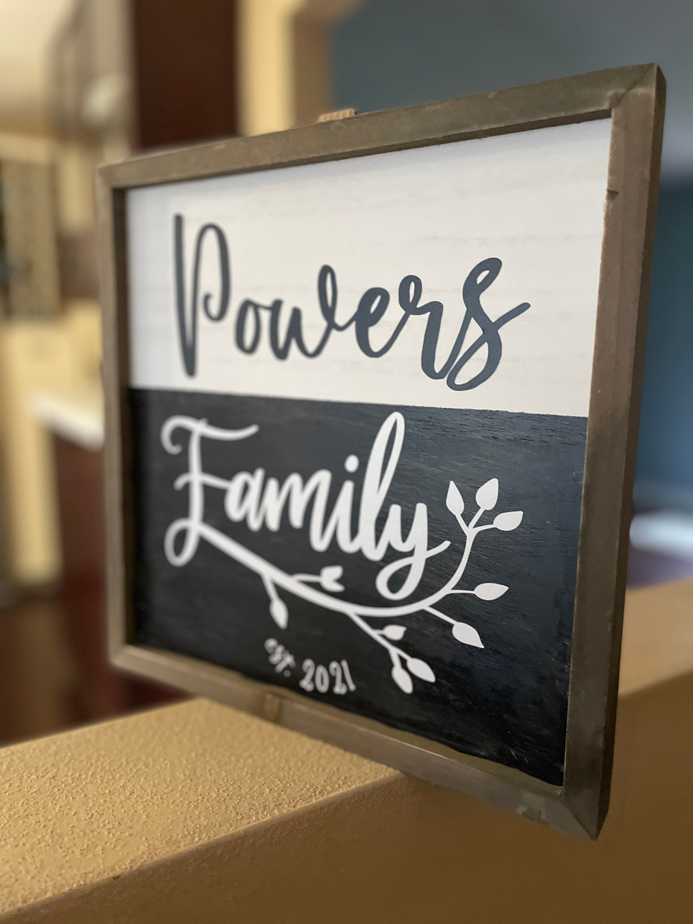 Personalized Family Established Sign-perfect for a Housewarming Gift ...