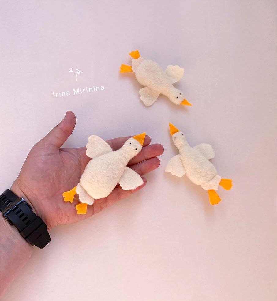 Goose Soft Toy Sewing Pattern PDF Instant Download Step by - Etsy