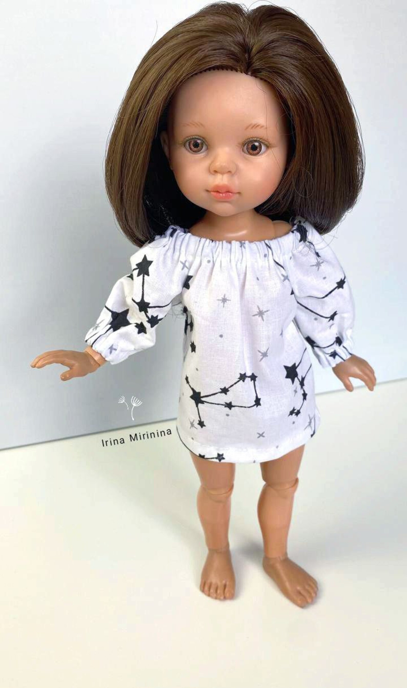 PDF PATTERN for 12-13 Inch Dress for Doll ,dress for Paola Reina Doll ...