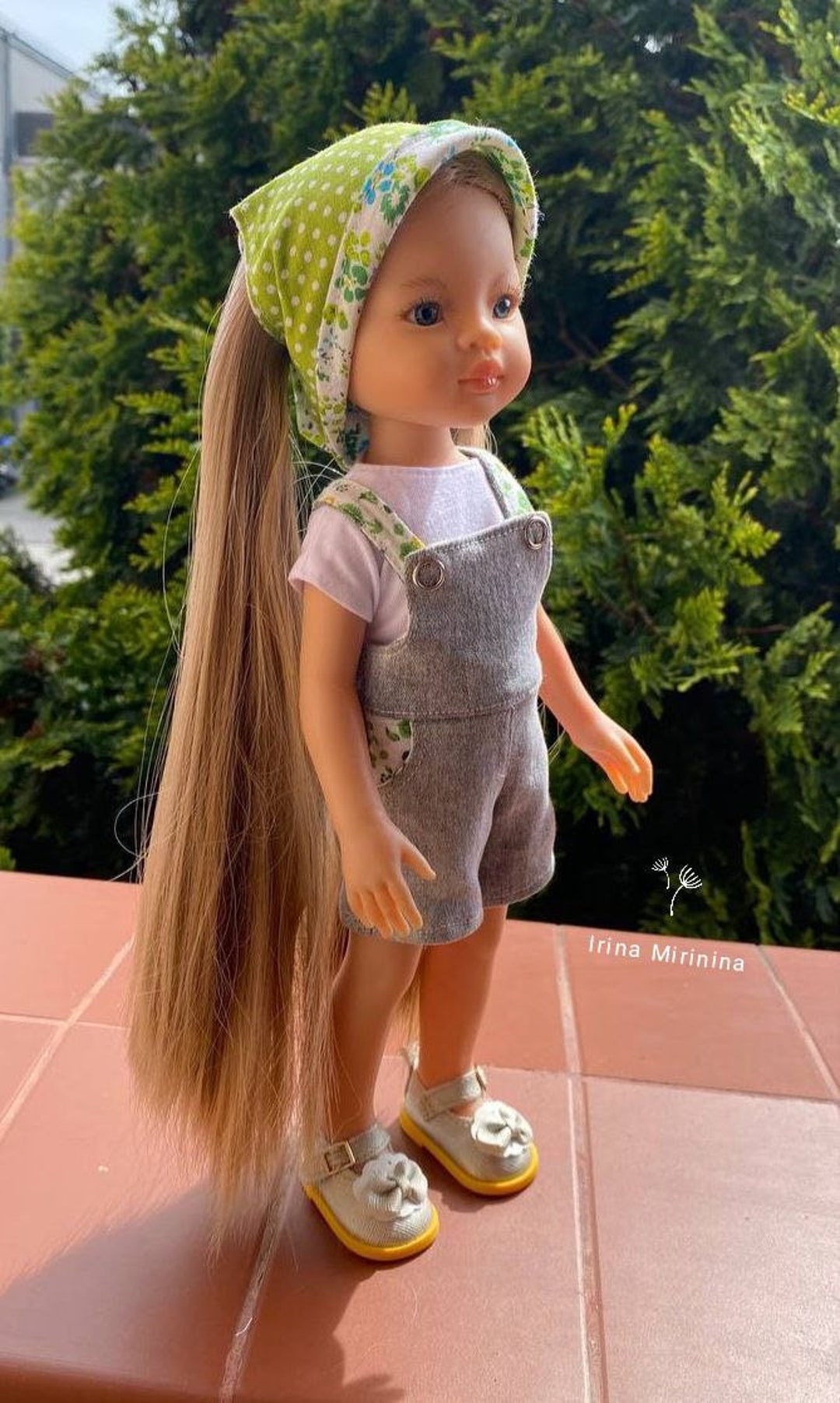 Pattern PDF Kerchief, Bandana, Scarf, Hat for Paola Reina Doll and ...