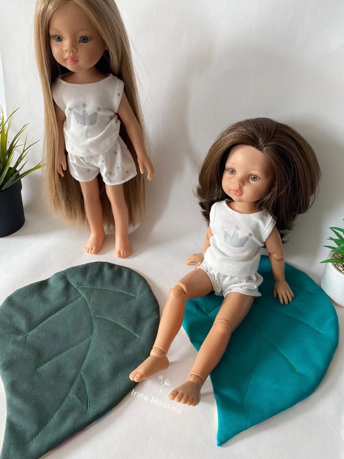 PDF Pattern for 12-13 Inch Dolls, Leaf Play Mat for Paola Reina Doll ...