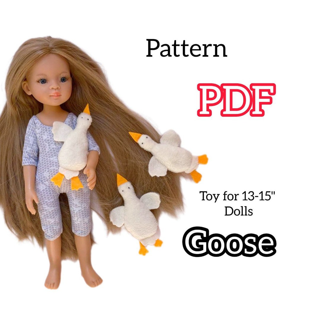 Goose Soft Toy Sewing Pattern PDF Instant Download Step by - Etsy