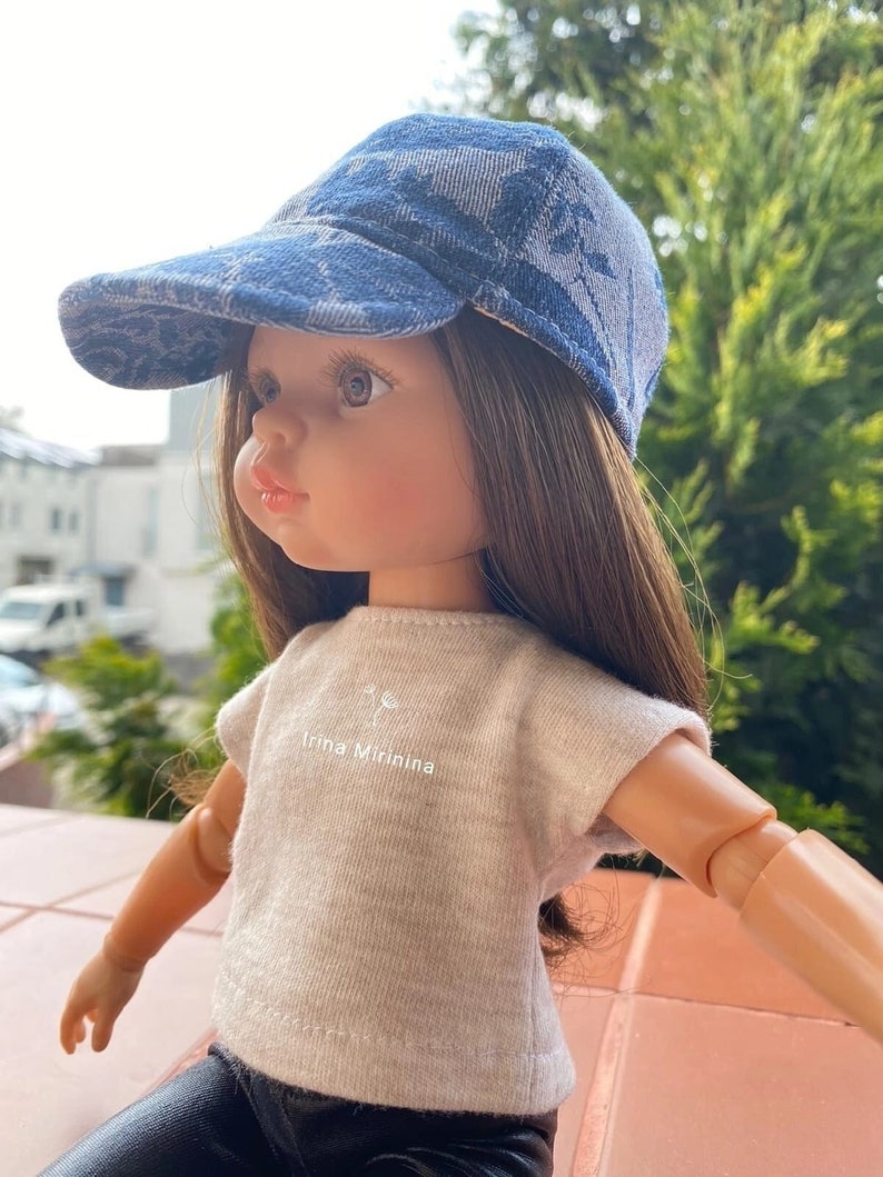 PDF Baseball Cap Pattern, Cap With Visor, for 13" Doll for Paola Reina ...