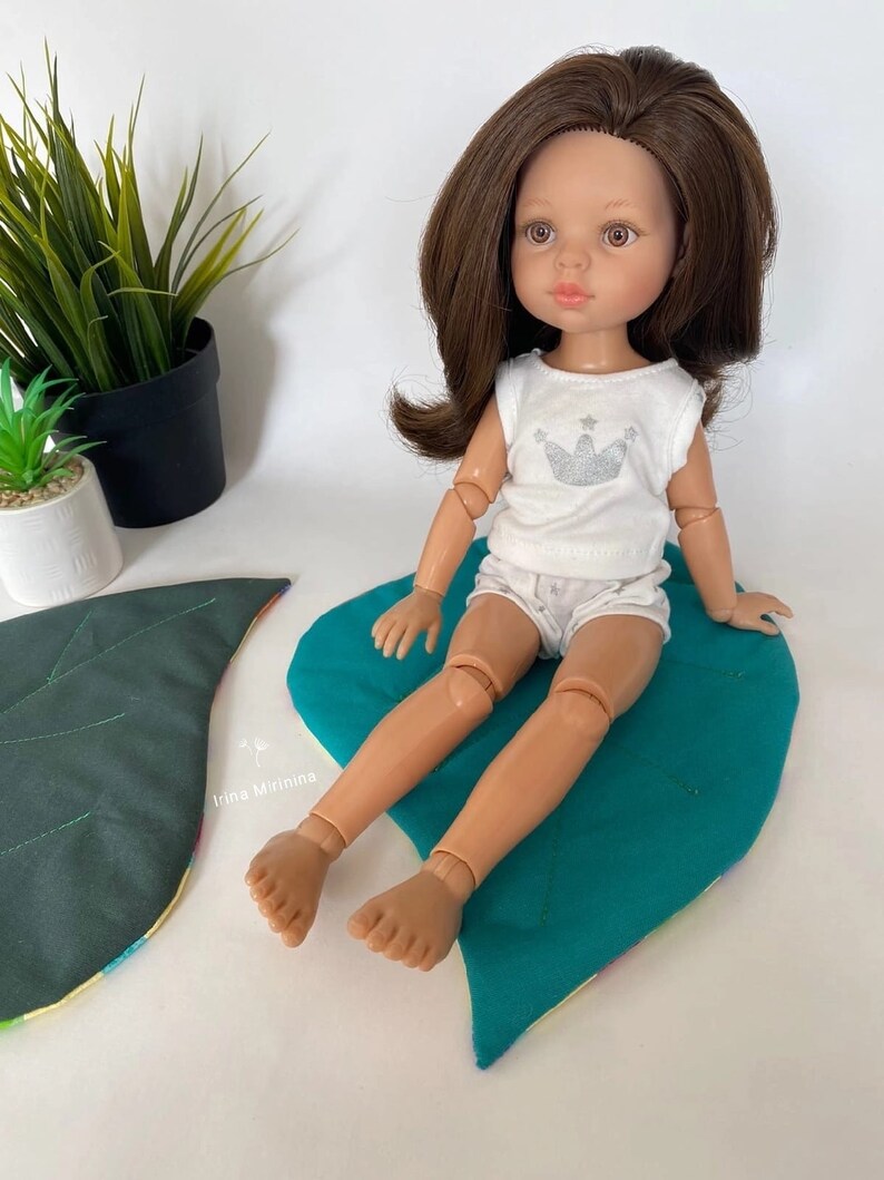 PDF Pattern for 12-13 Inch Dolls, Leaf Play Mat for Paola Reina Doll ...
