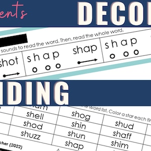 Reading Curriculum - Consonant Digraphs Phonics Printable Worksheets ...