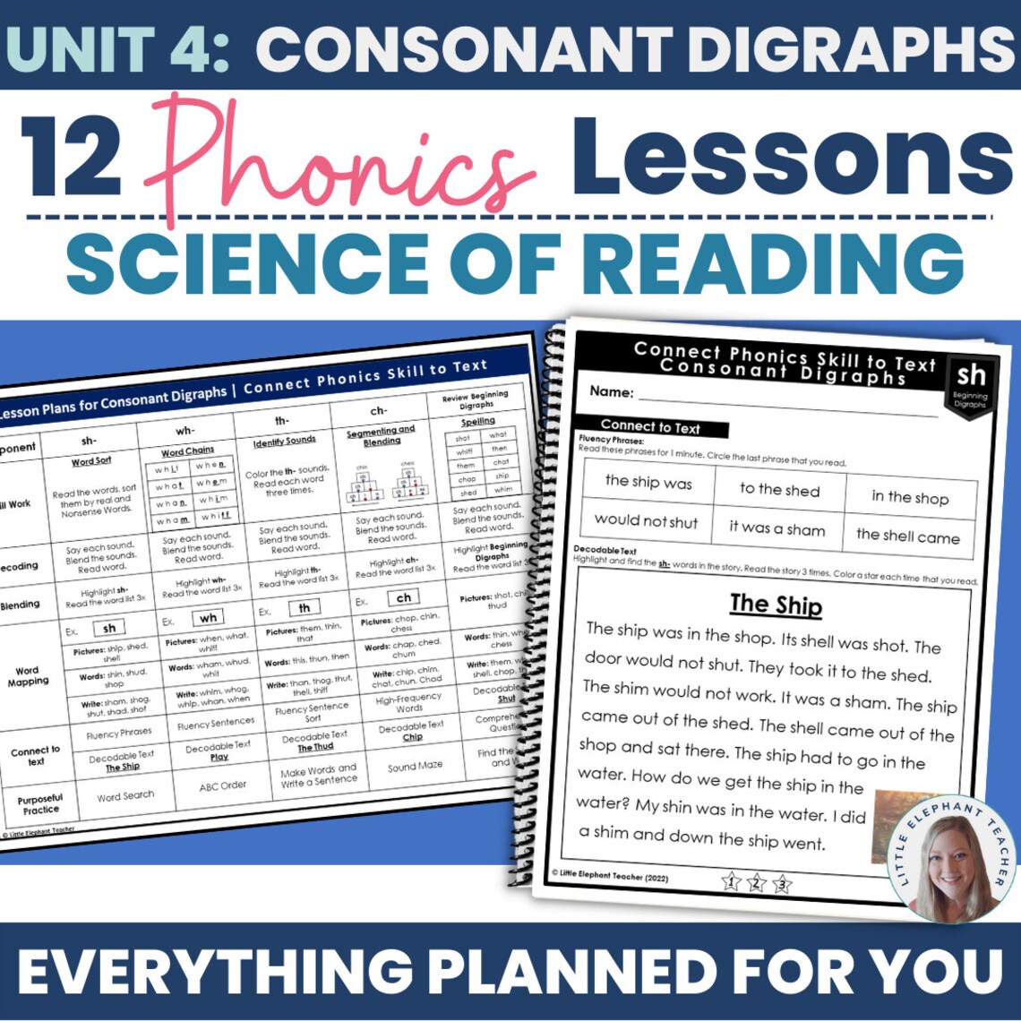 Reading Curriculum - Consonant Digraphs Phonics Printable Worksheets ...