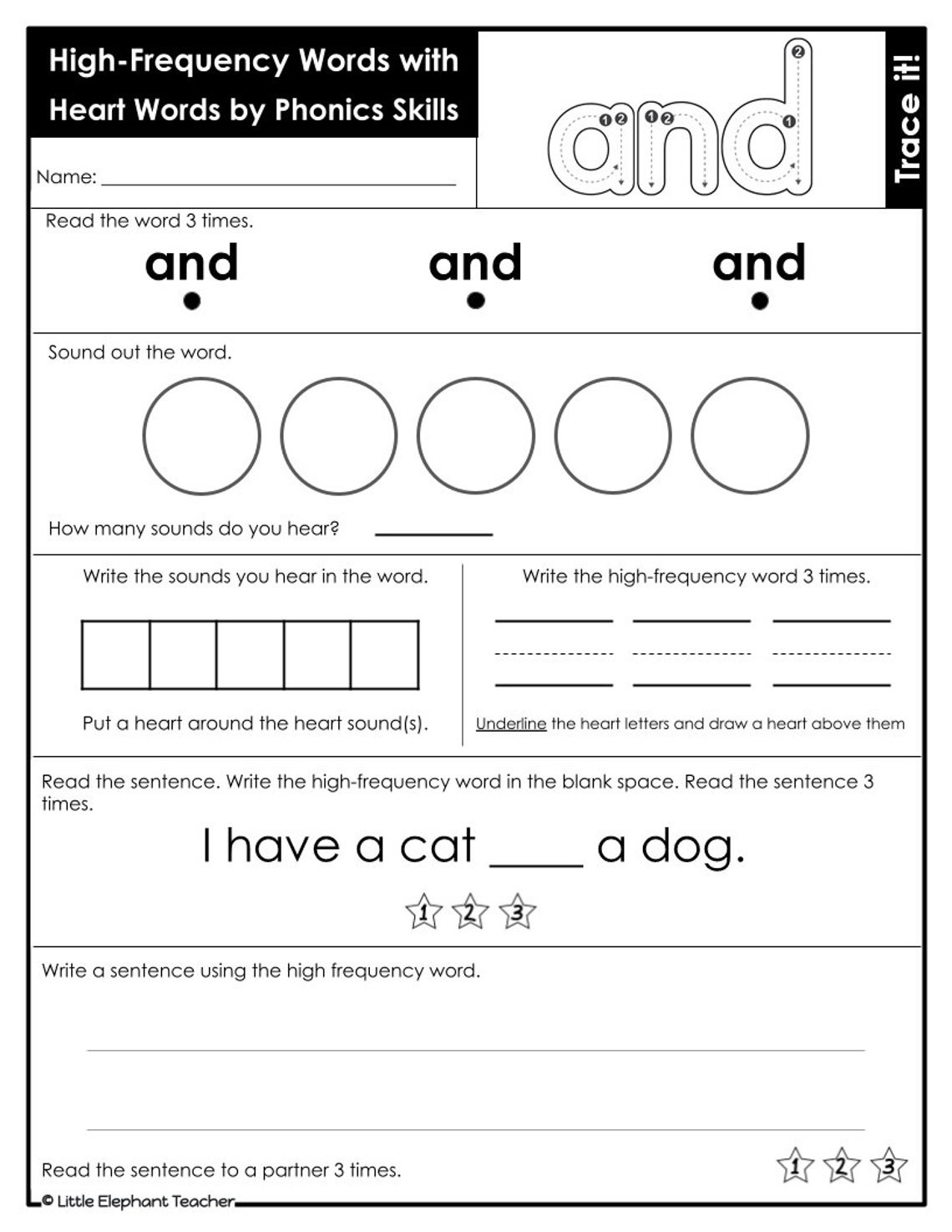 Open Syllables Sight Word Worksheets & Practice Science of Reading ...