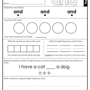 CVC Words | Sight Word Worksheets and Practice | Science of Reading ...