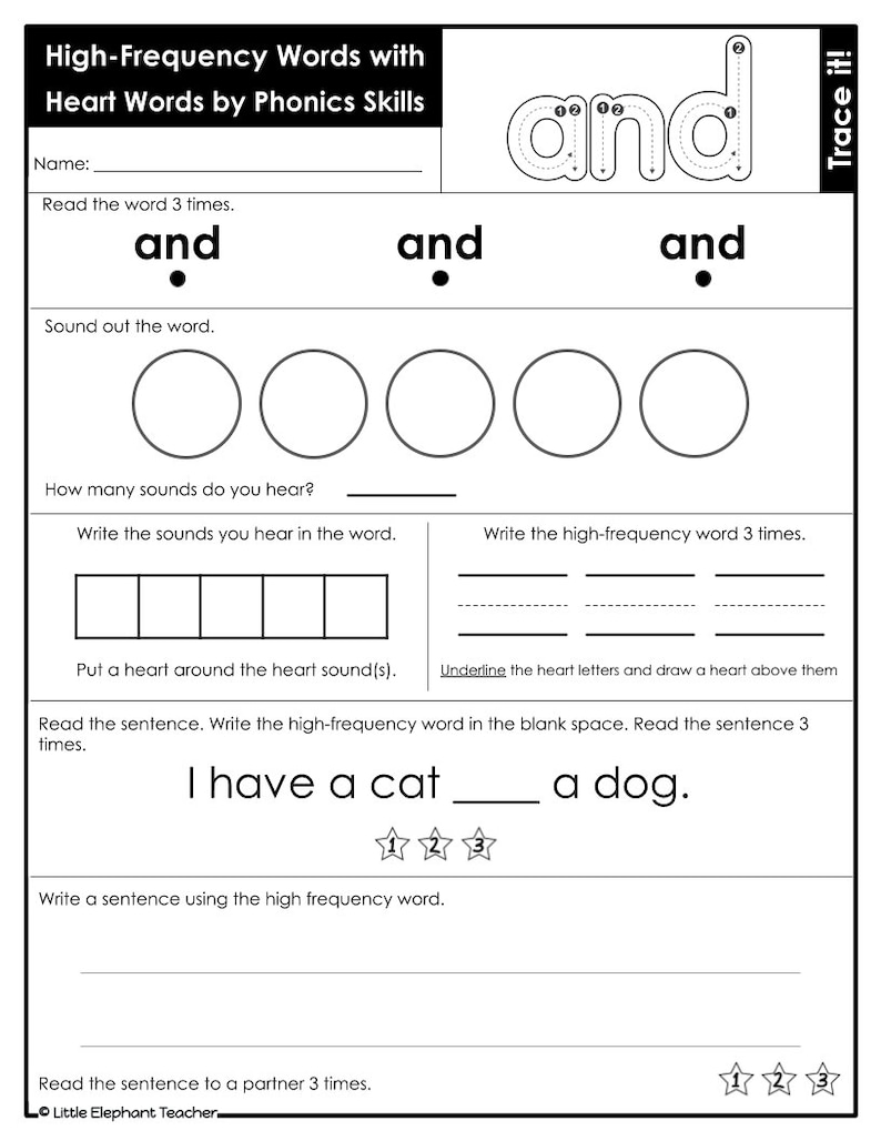 CVC Words | Sight Word Worksheets and Practice | Science of Reading ...