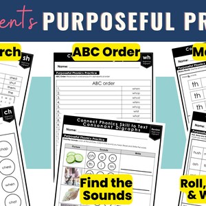 Reading Curriculum - Consonant Digraphs Phonics Printable Worksheets ...