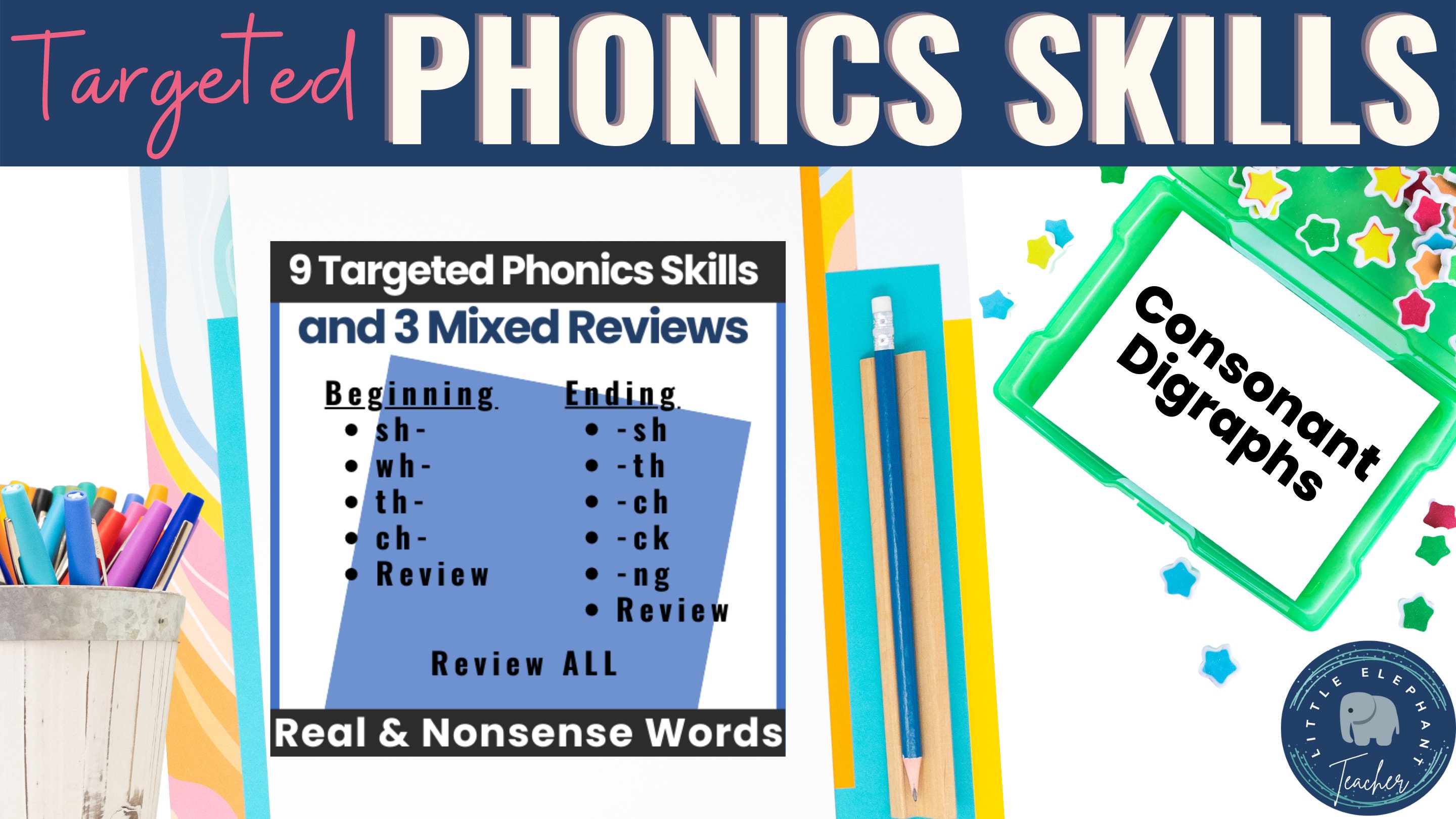 Phonics Digraph Word Lists Phonics Printable Cards Phonics Word Lists ...