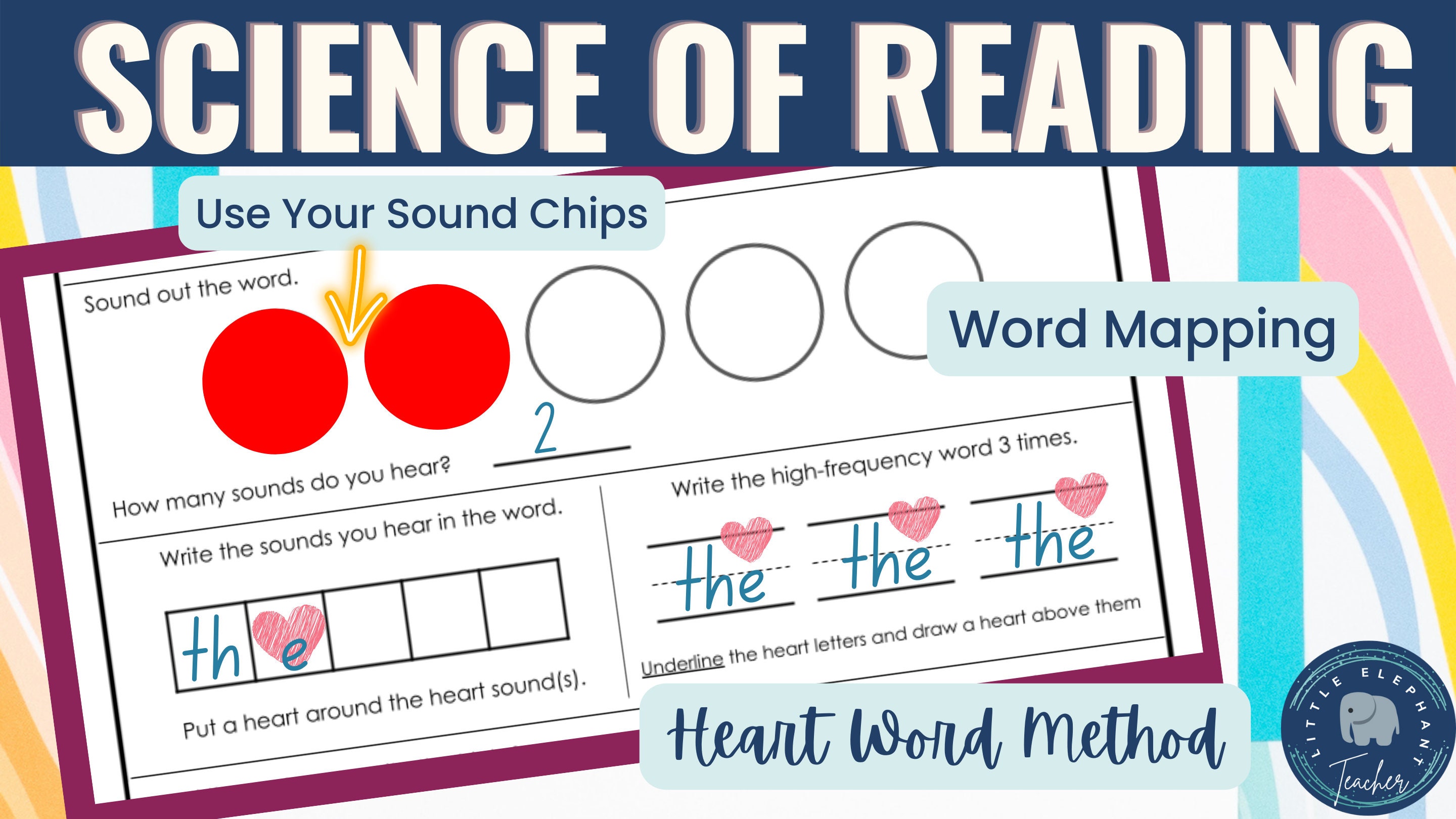 Digraphs Sight Word Worksheets and Practice | Science of Reading Heart ...