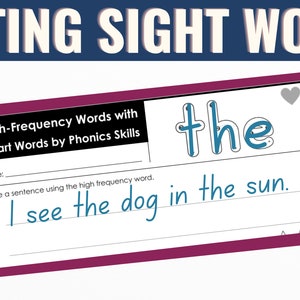CVC Words | Sight Word Worksheets and Practice | Science of Reading ...