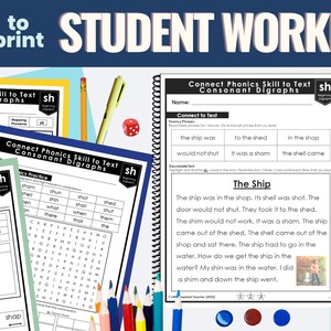 Reading Curriculum - Consonant Digraphs Phonics Printable Worksheets ...