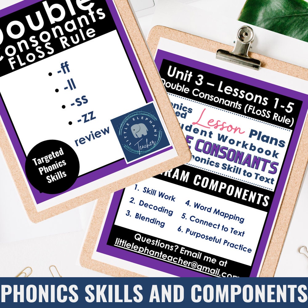 Reading Curriculum - Floss Rule FLSZ Phonics Printable Worksheets ...