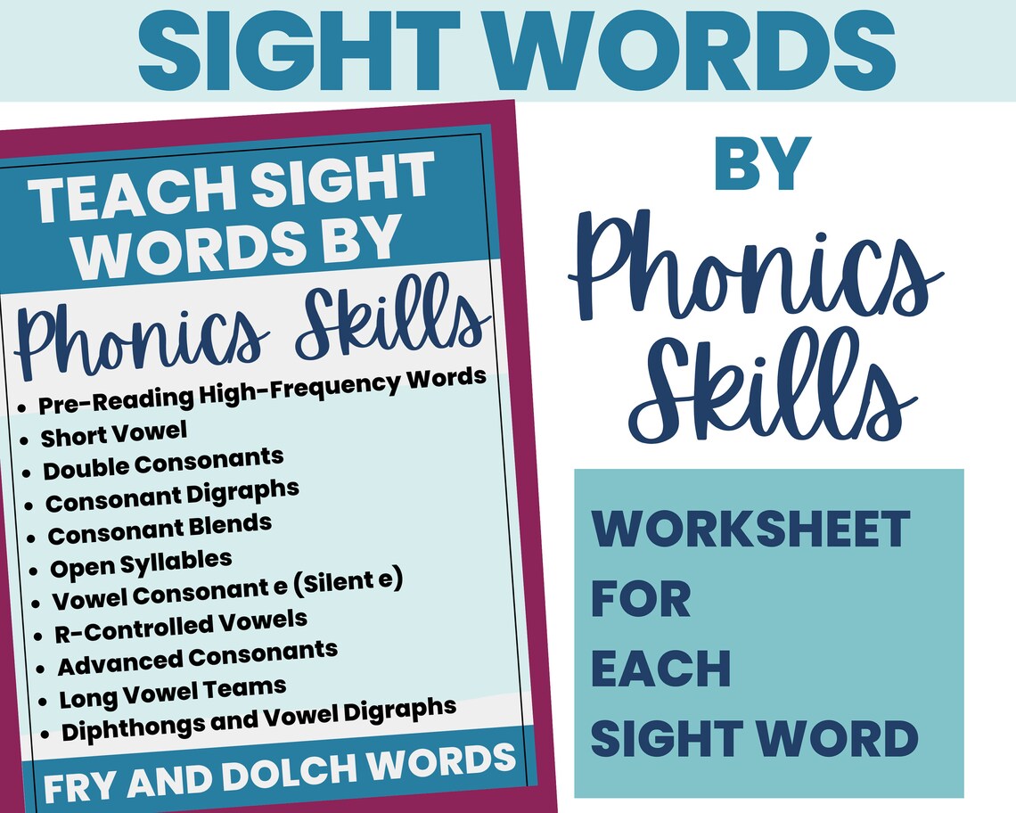 Open Syllables Sight Word Worksheets & Practice Science of Reading ...