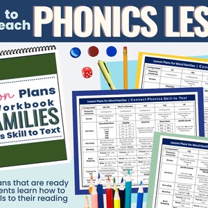 Reading Curriculum - Word Families Short Vowel CVC Words Phonics ...
