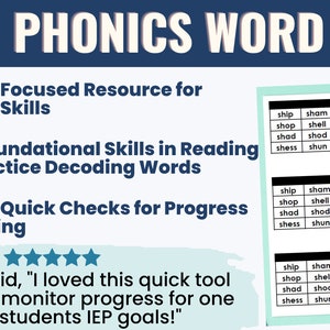 Phonics Printable Word Cards | Homeschool Printables | Word Lists With ...