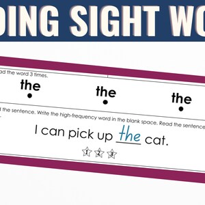 CVC Words | Sight Word Worksheets and Practice | Science of Reading ...