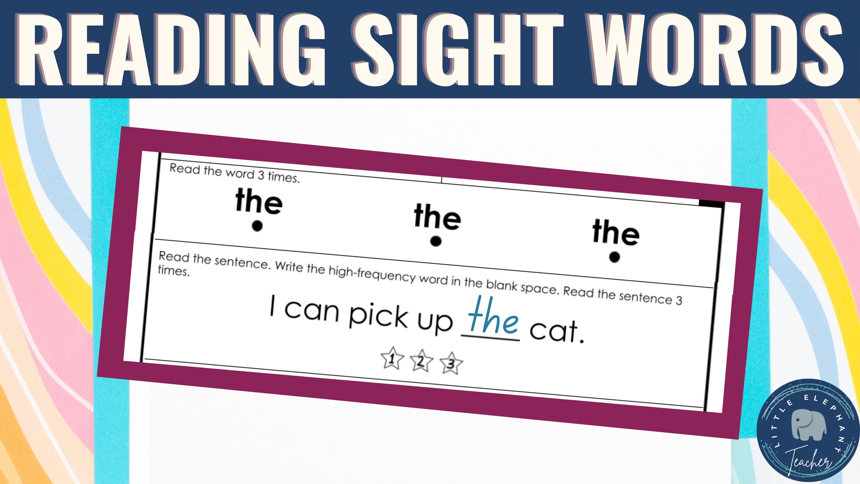 Digraphs Sight Word Worksheets and Practice | Science of Reading Heart ...