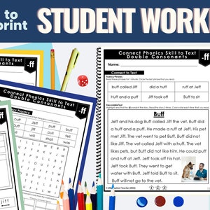 Reading Curriculum - Floss Rule FLSZ Phonics Printable Worksheets ...