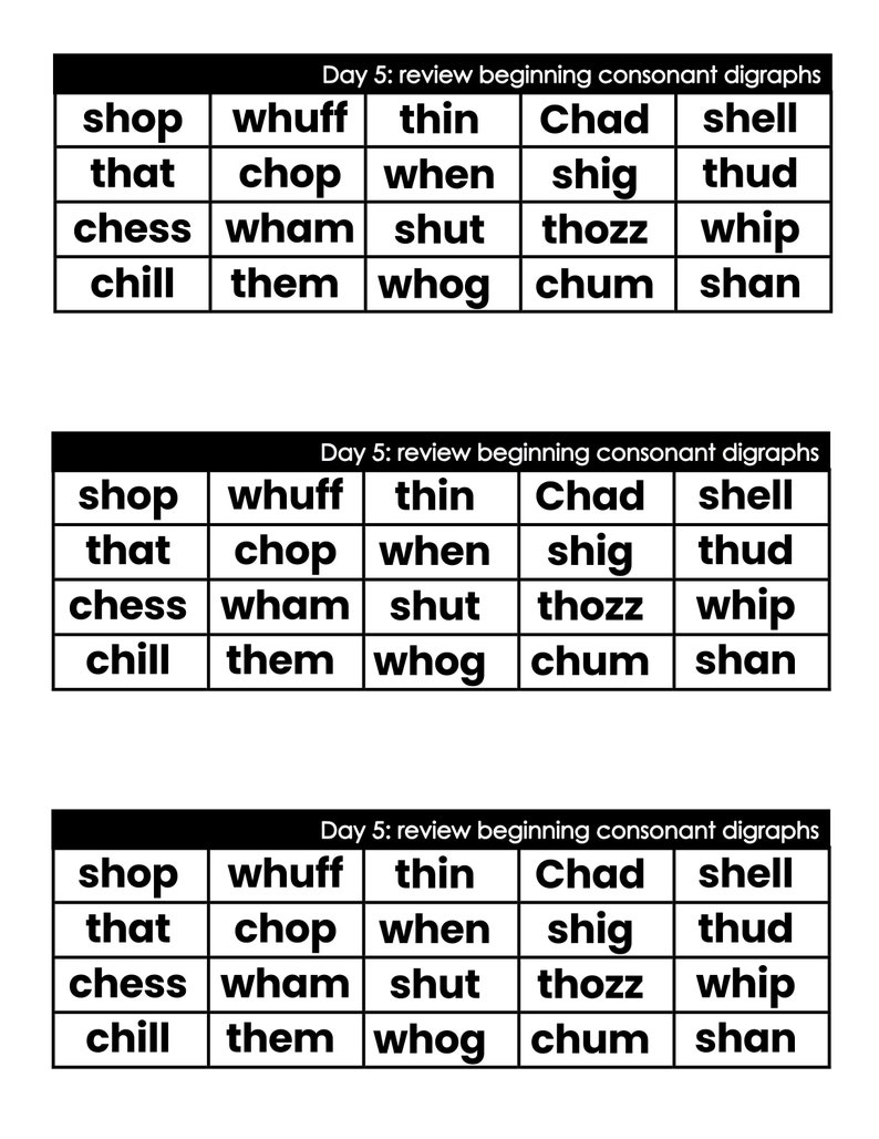 Phonics Word Cards Ending Blend - Phonics Printable - Phonics Word ...