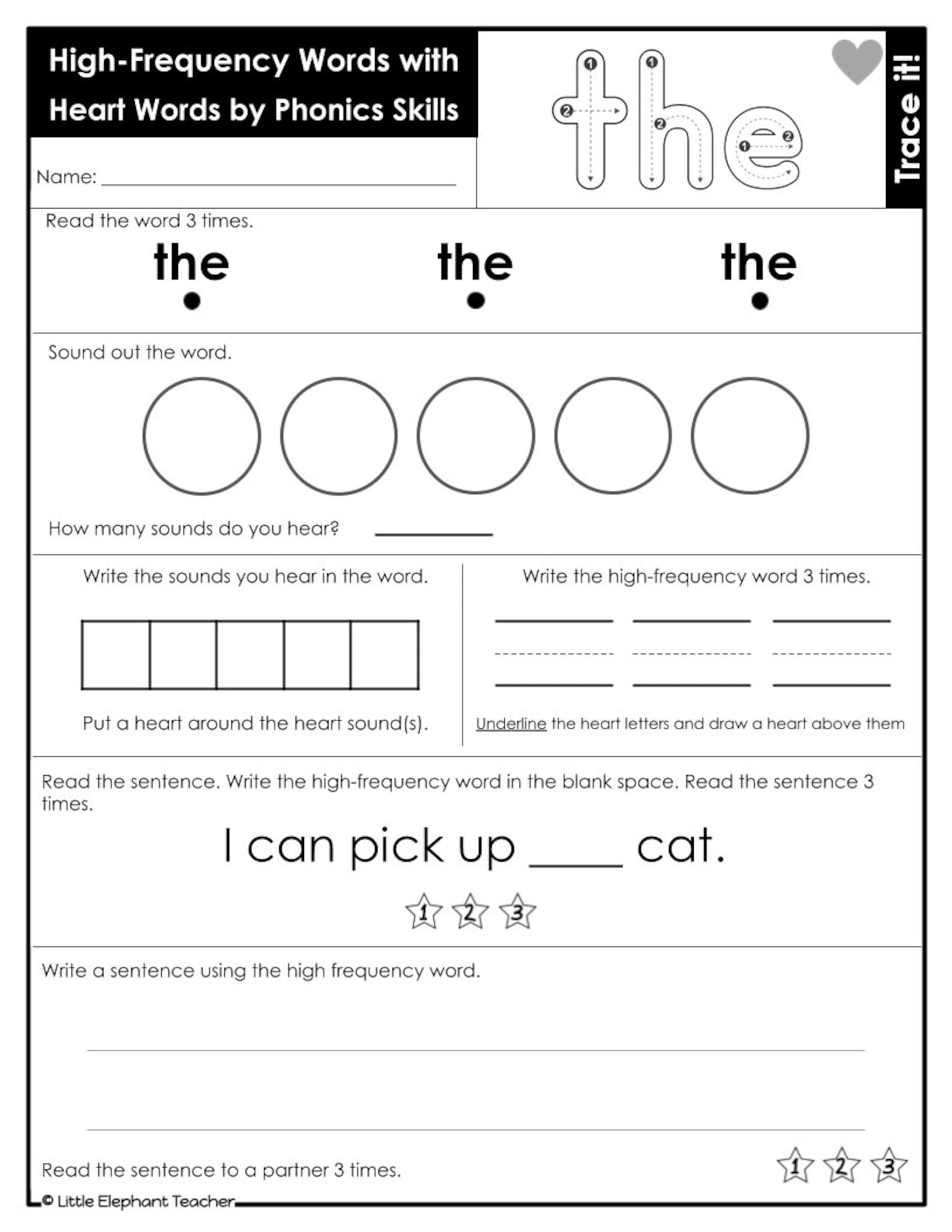 CVC Words | Sight Word Worksheets and Practice | Science of Reading ...