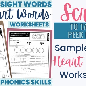 CVC Words | Sight Word Worksheets and Practice | Science of Reading ...