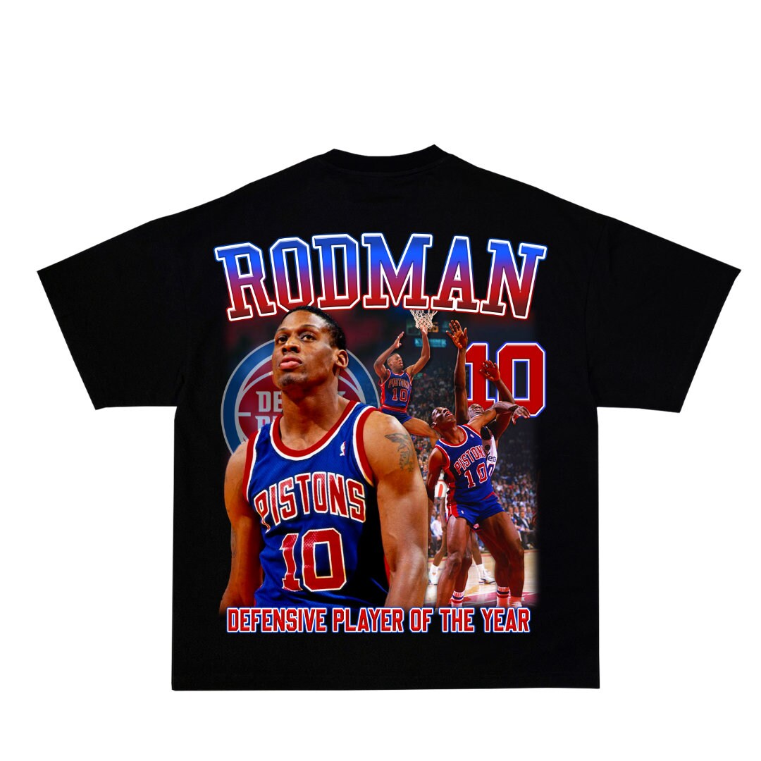 Ready to Print Png File. Basketball Bootleg Design, Rodman, Vintage ...