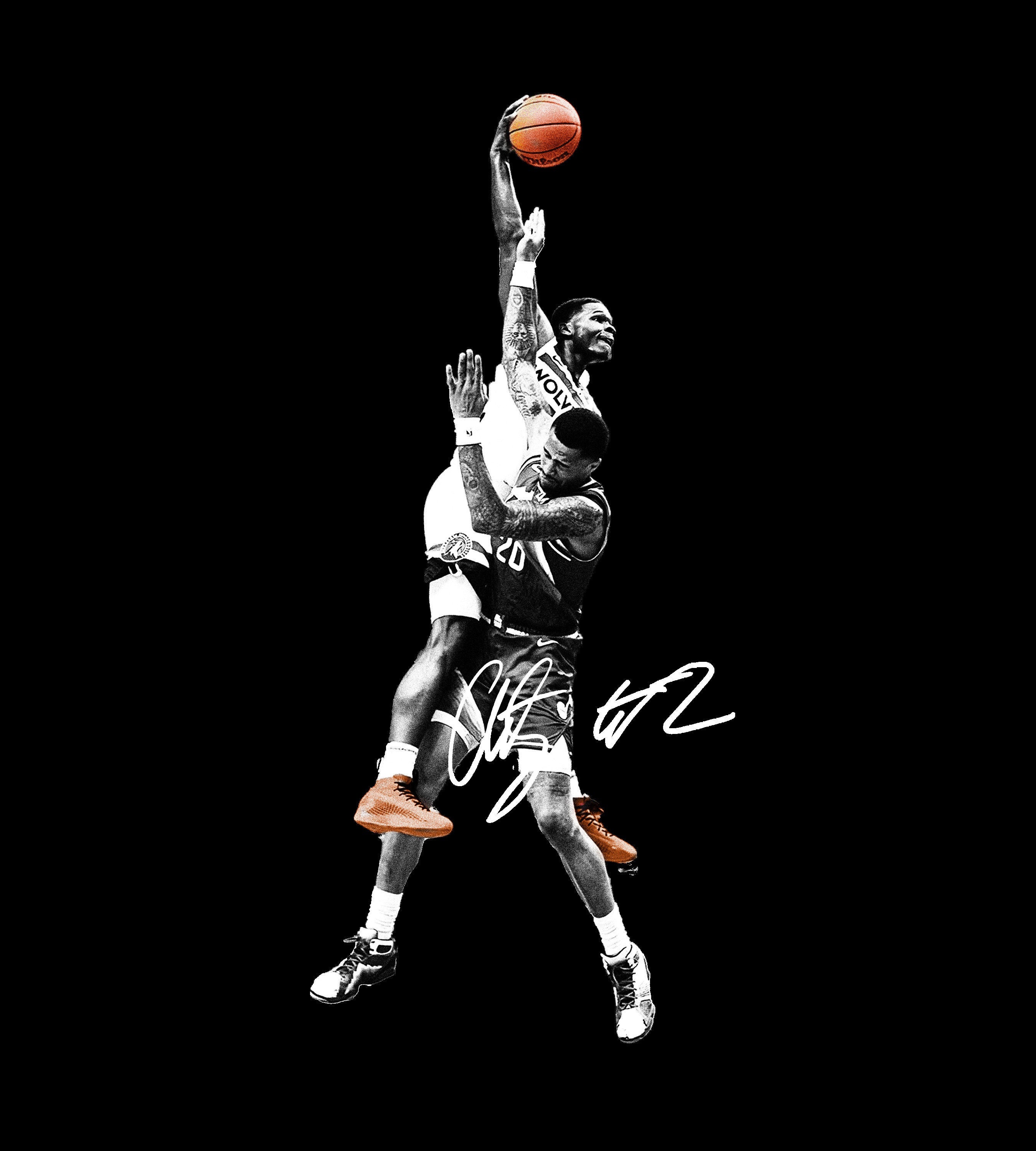 Ready to Print Png File.anthony Edwards Basketball Bootleg Design ...