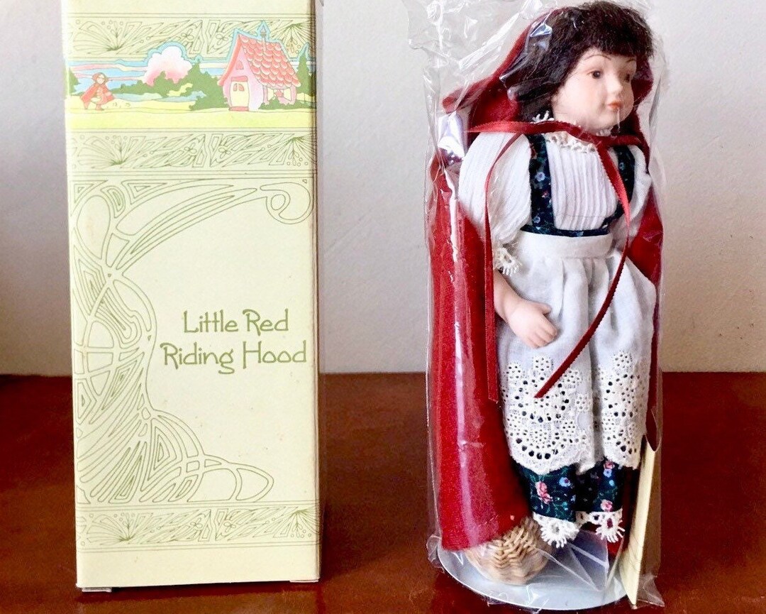 Vintage Little Red Riding Hood Doll AVON New in Box and Packaging ...