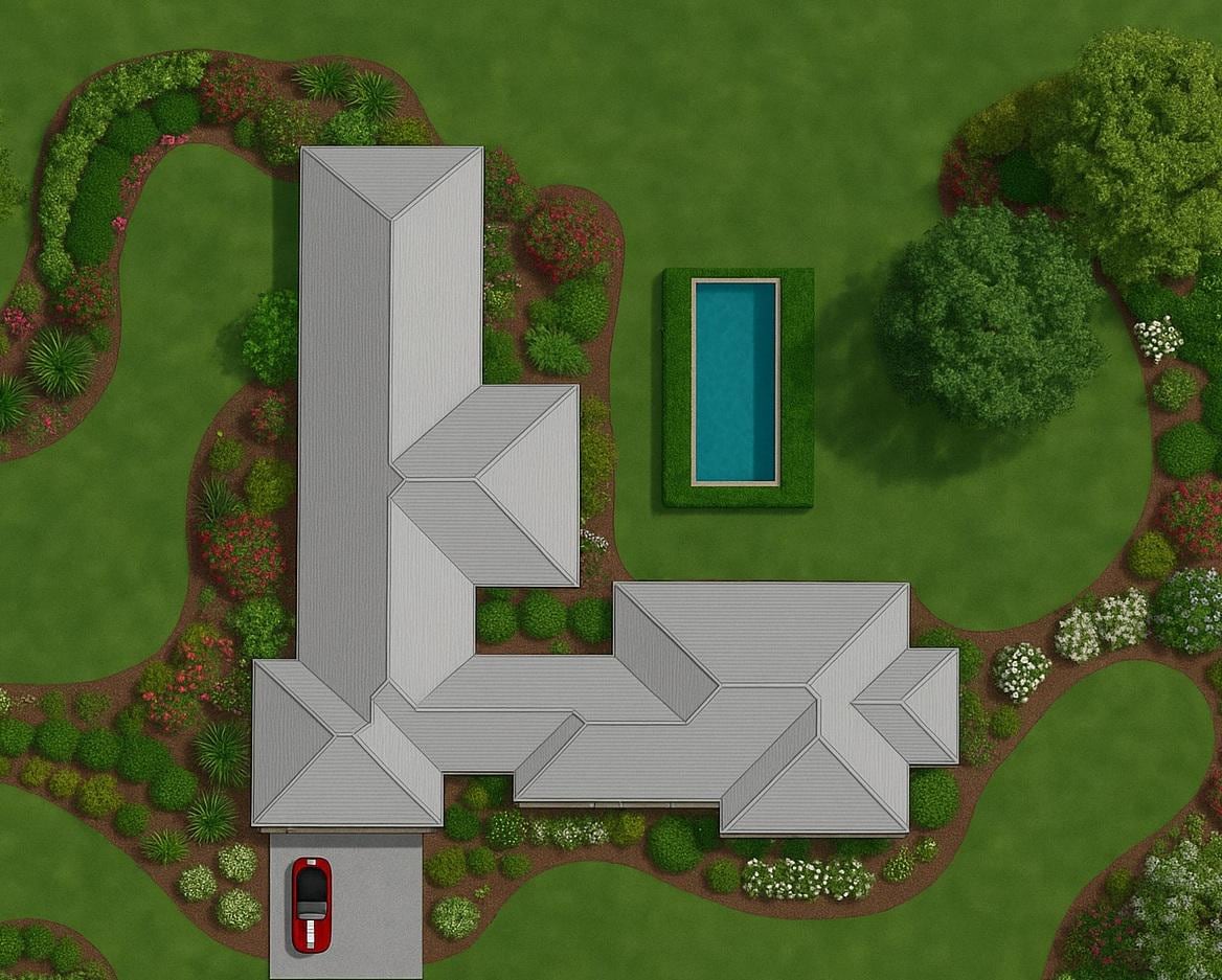 T Shaped Ranch House Plans Slab Luxe Ranch Home Plan With Lower Level