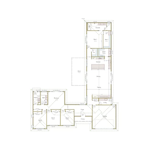 L Shaped Resort Style Home - Etsy