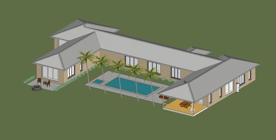 U Shape Small Villa Plan The U Shaped Kitchen (Plus 10 Examples):