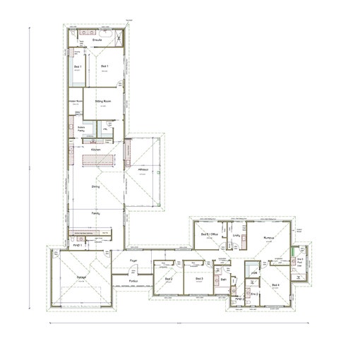 L Shaped Resort Style Home - Etsy