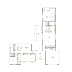 L Shaped Resort Style Home - Etsy