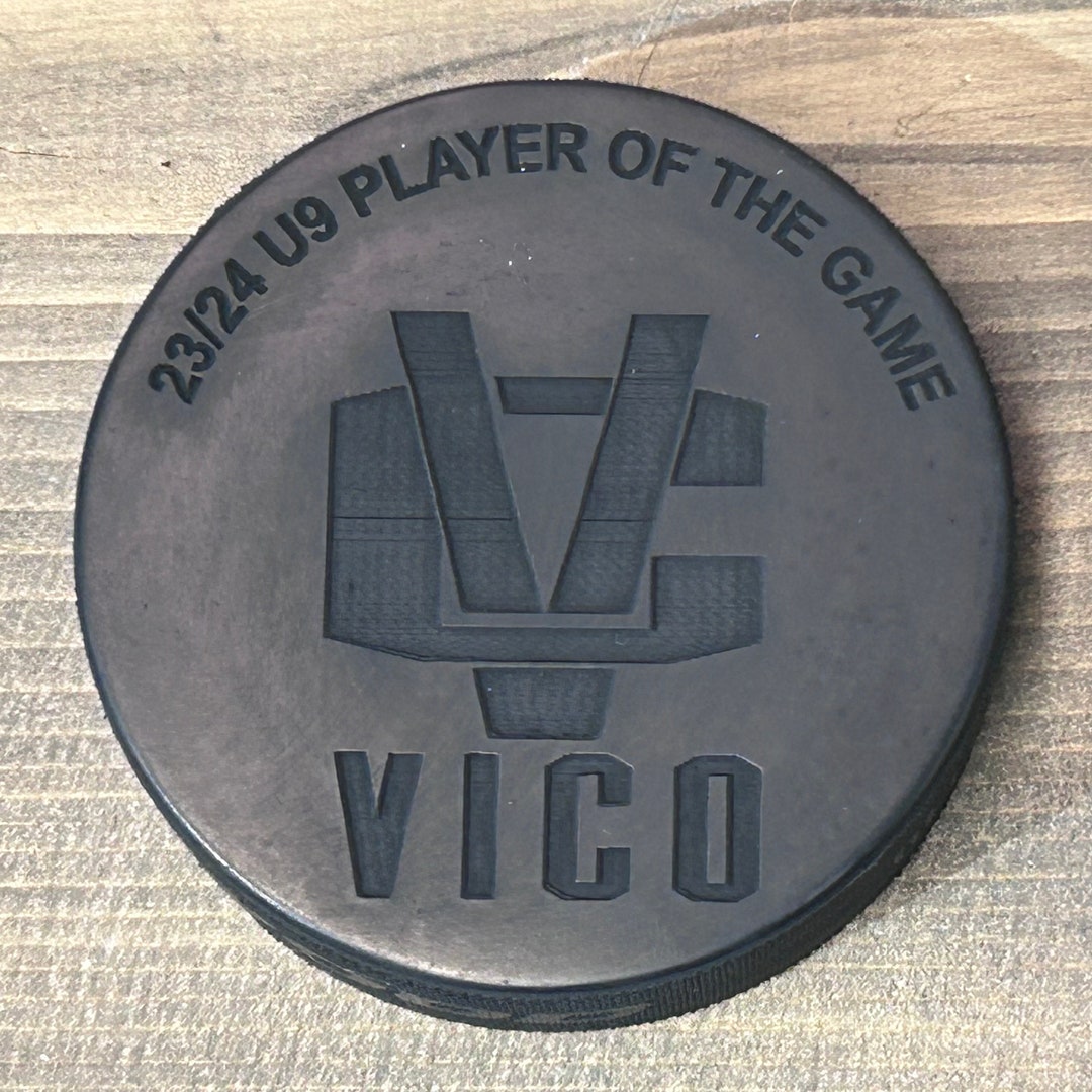 Customizable Engraved Hockey Puck for Coaches, Teams, Players - Etsy