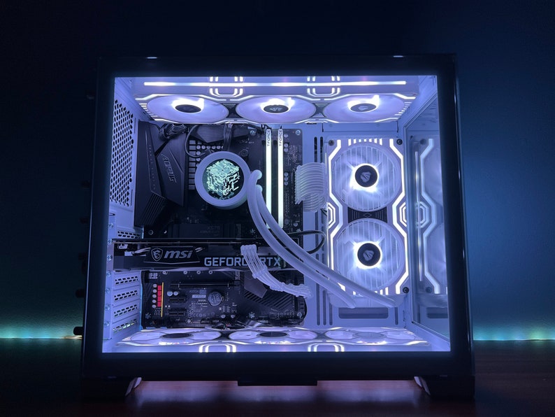 Aesthetic Rig® High-end Aesthetic Gaming Computer White Gaming PC ...