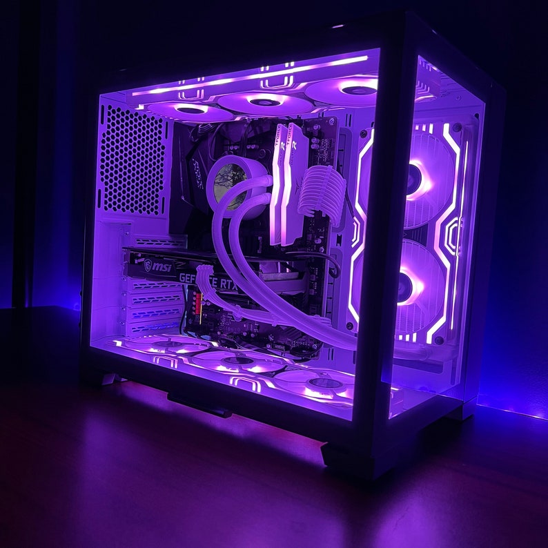 Aesthetic Rig® High-end Aesthetic Gaming Computer White Gaming PC ...