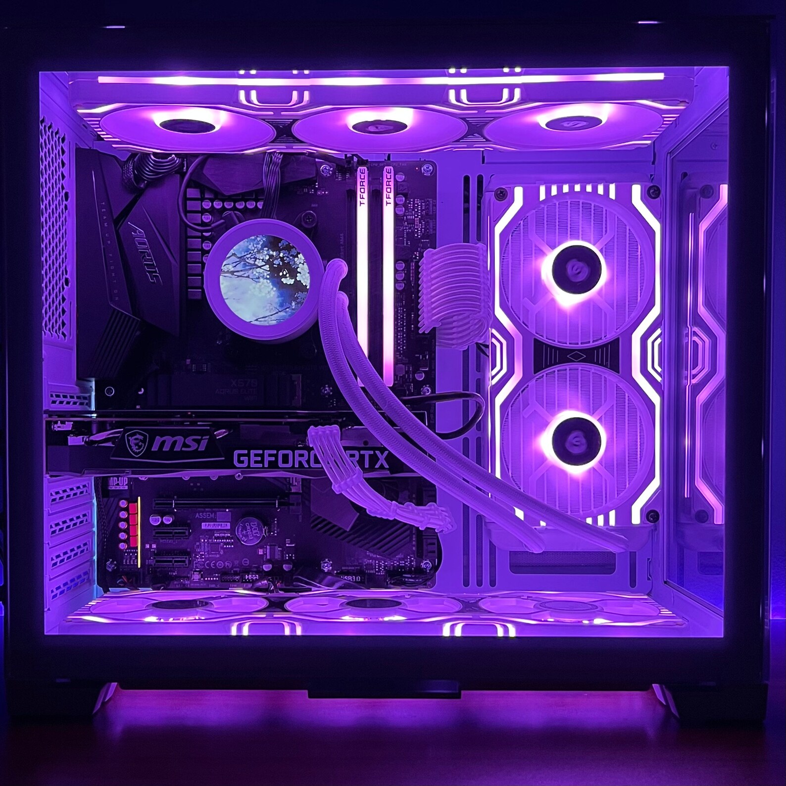 Aesthetic Rig® High-end Aesthetic Gaming Computer White Gaming PC ...