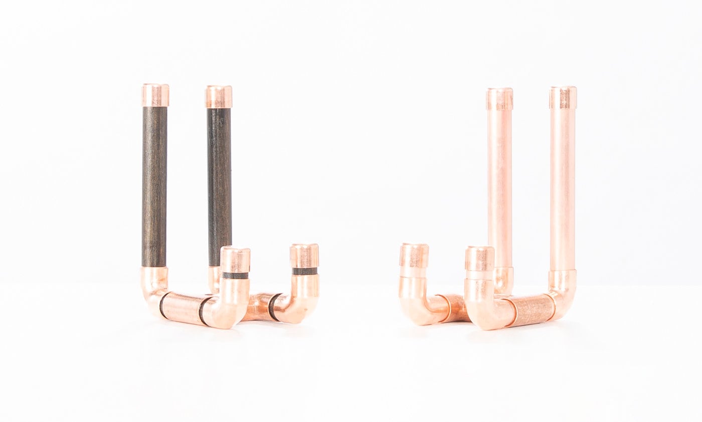 Copper or Wood and Copper Cell Phone Stand Tablet Stand - Etsy