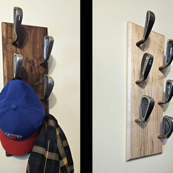 Golf Club Hat Rack - Etsy