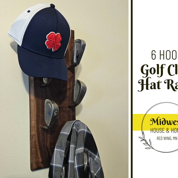 Golf Club Hat Rack - Etsy