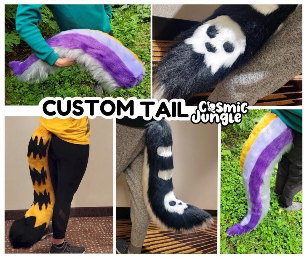CUSTOM TAIL COMMISSION - Any Size, Pattern, Design | Cosplay, Fursuit ...
