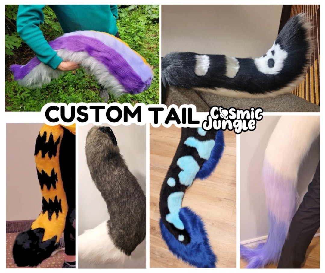 CUSTOM TAIL COMMISSION - Any Size, Pattern, Design | Cosplay, Fursuit ...