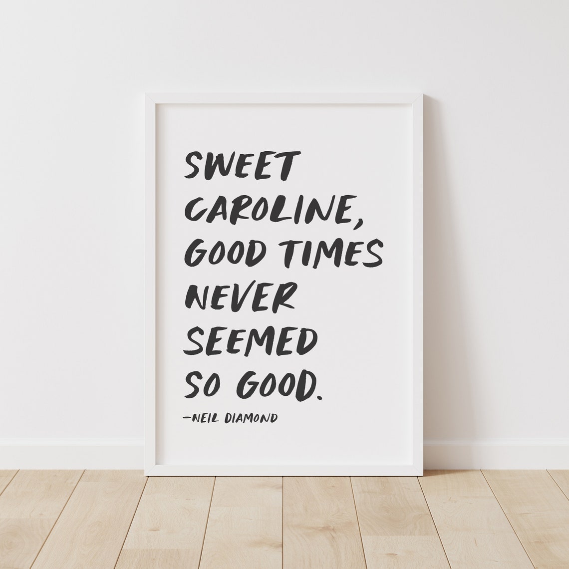 Sweet Caroline Instant Download Printable Wall Art - Etsy